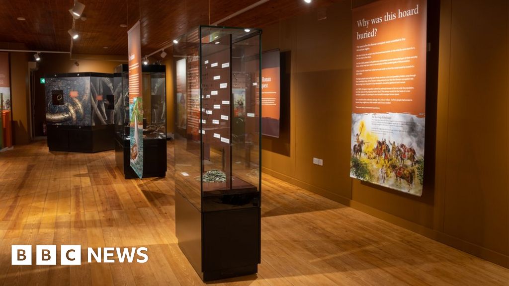 Celtic coin hoard exhibition opens at La Hougue Bie - BBC News