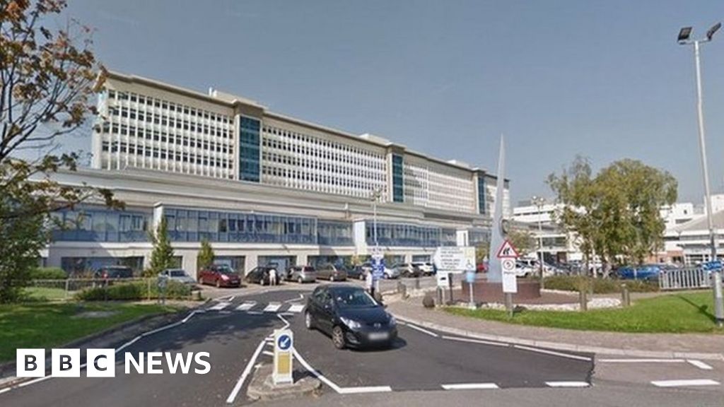 Cardiff's University Hospital of Wales concourse evacuated - BBC News