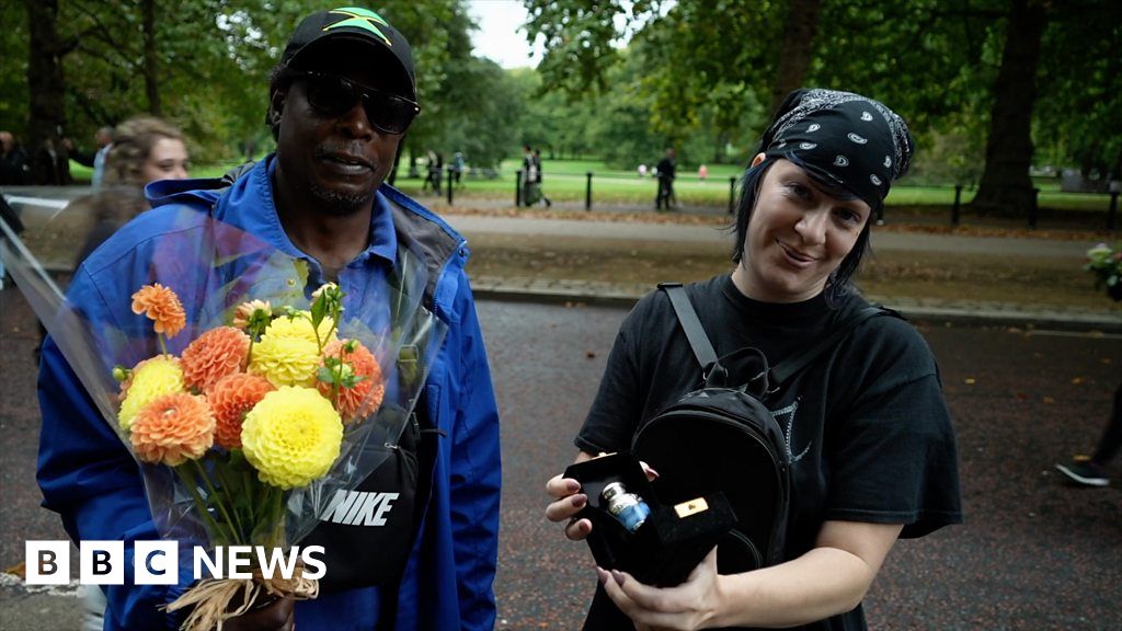 Queen Elizabeth II: 'I brought my nan's ashes to see the Queen'