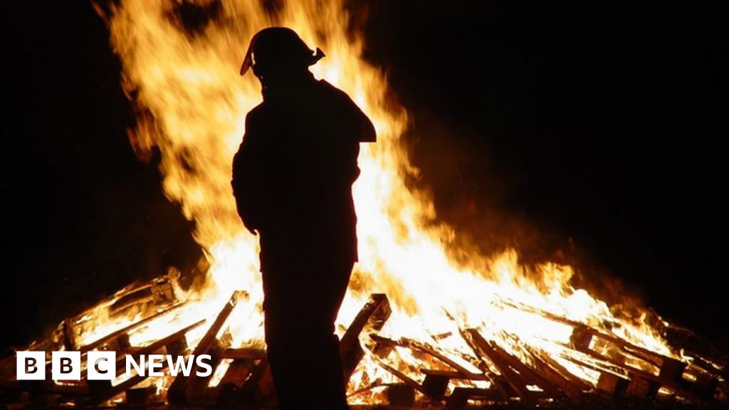 Several fire crews came under attack on Bonfire Night
