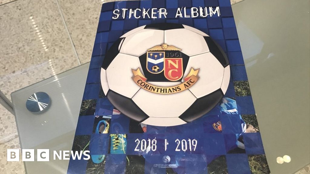 Football sticker album features young Newport stars
