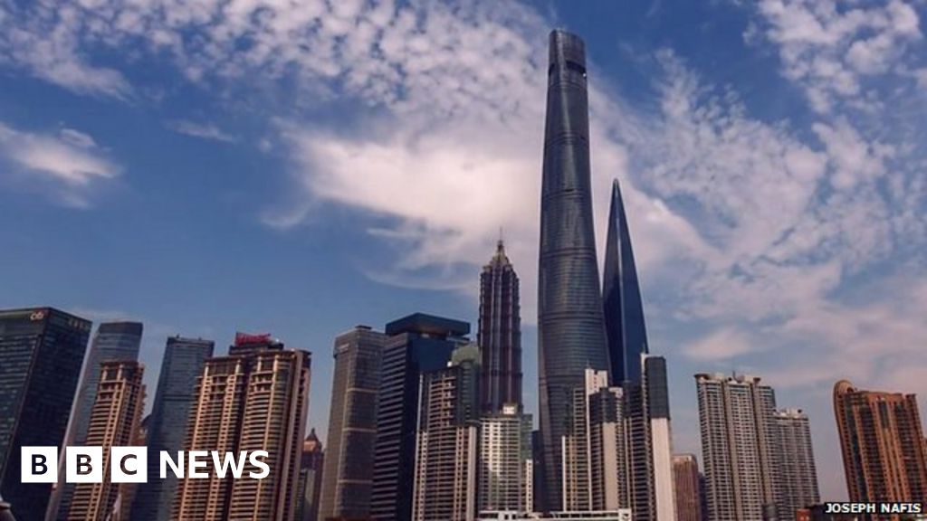 Four-year time-lapse of Shanghai Tower being constructed - BBC News