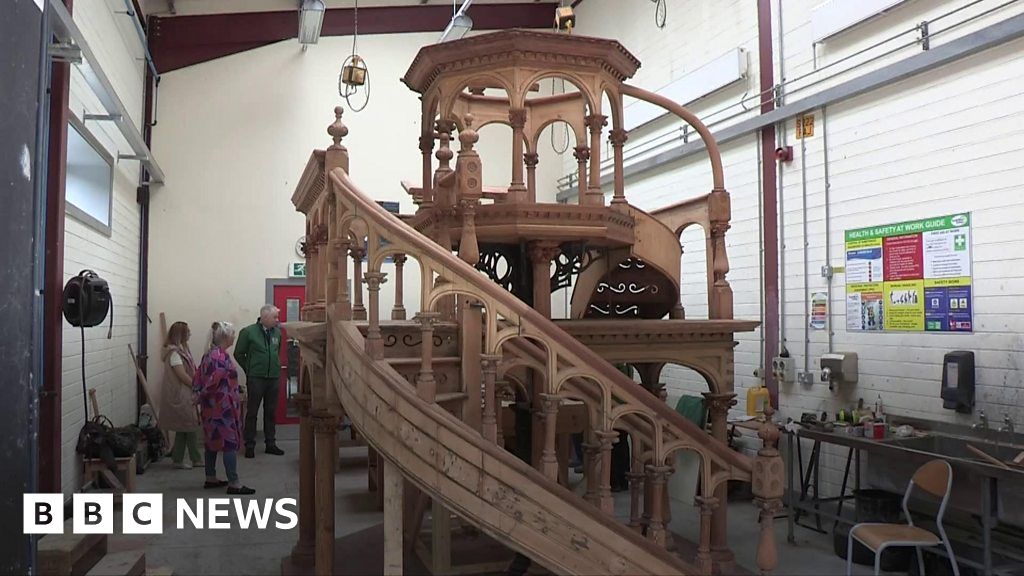 A novel new use for a 19th Century pulpit