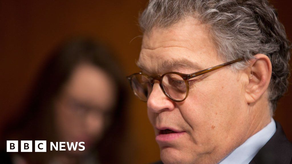 Democrats urge Senator Franken to quit amid groping claims