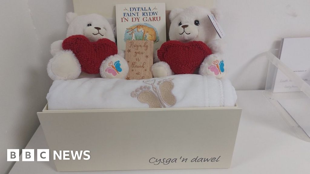 Welsh memory boxes for people who have lost a baby