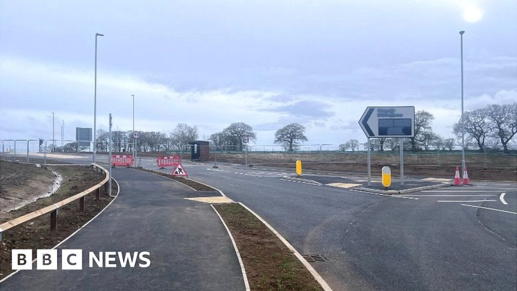 Part of Northampton's Sandy Lane Relief Road to open this month