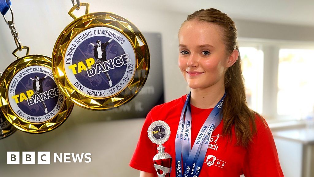 Watch: 'I'm a world champion tap dancer'