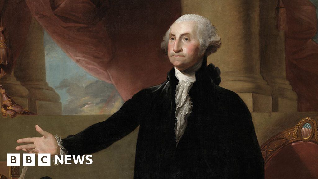 George Washington may have had a bad past - Trump - BBC News