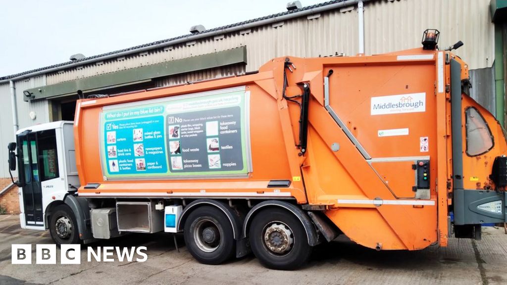 Middlesbrough garden waste collections 'back on track' - BBC News
