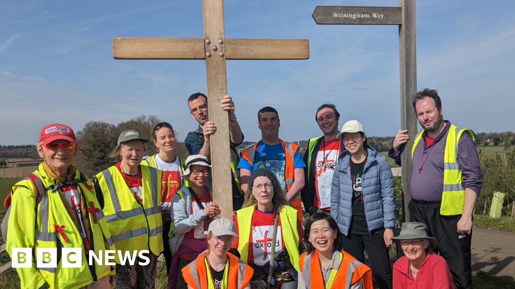 Christians complete 120-mile Holy Week pilgrimage to Walsingham