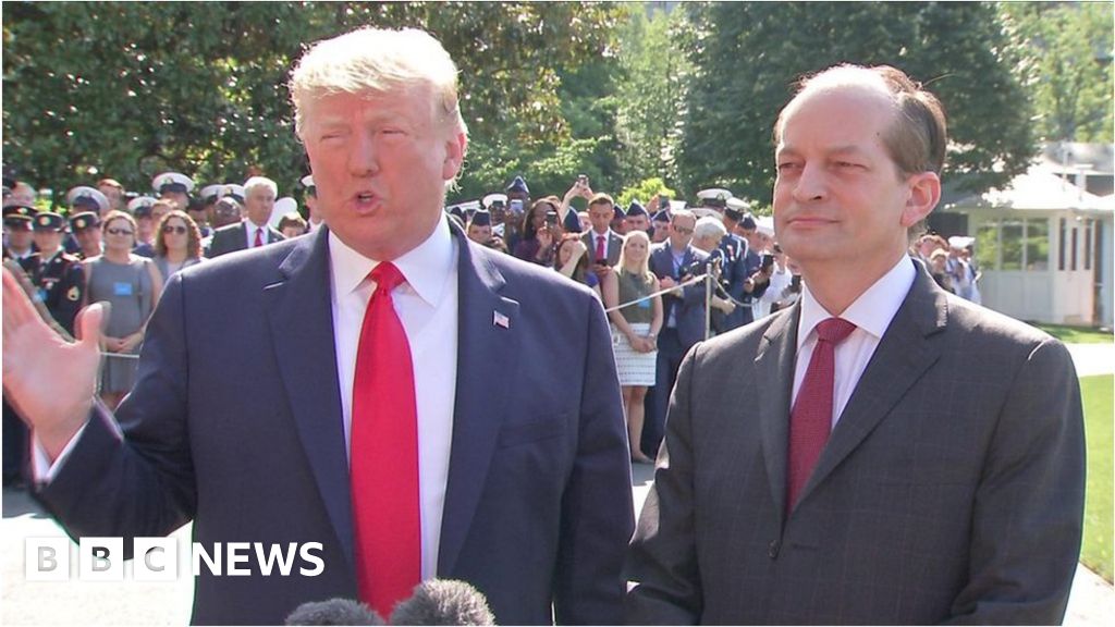 Trump says Acosta's resignation was made by 'him not me' - BBC News