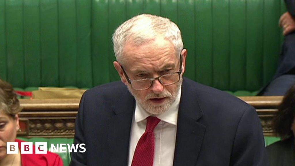 Russian spy: Row over Jeremy Corbyn's response to May statement