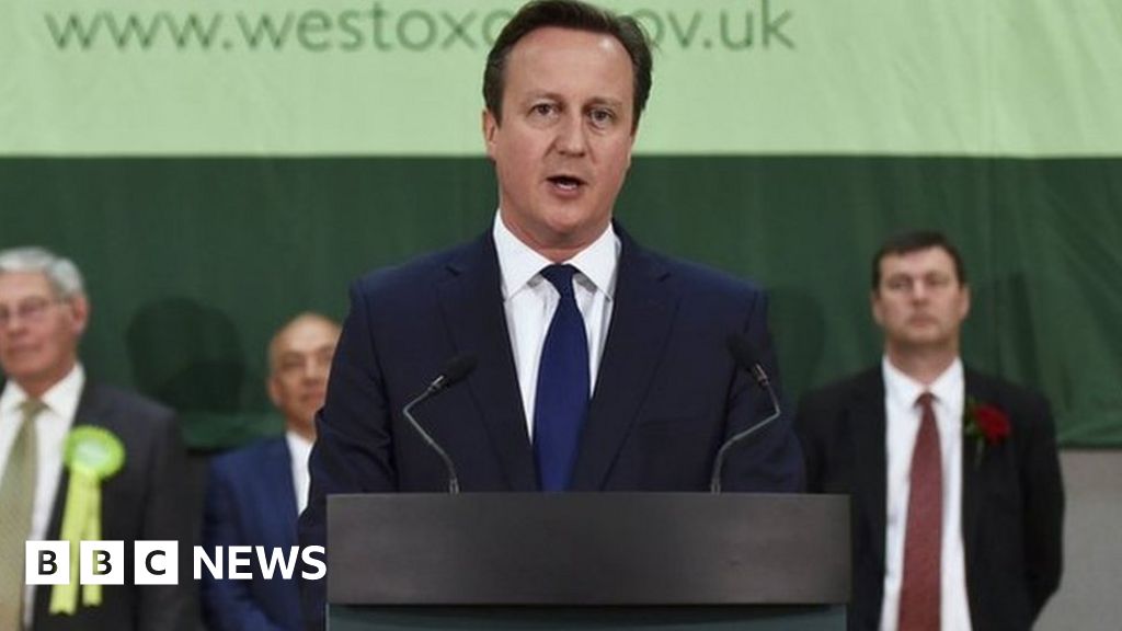 David Cameron to seek re-election as Witney MP in 2020 - BBC News