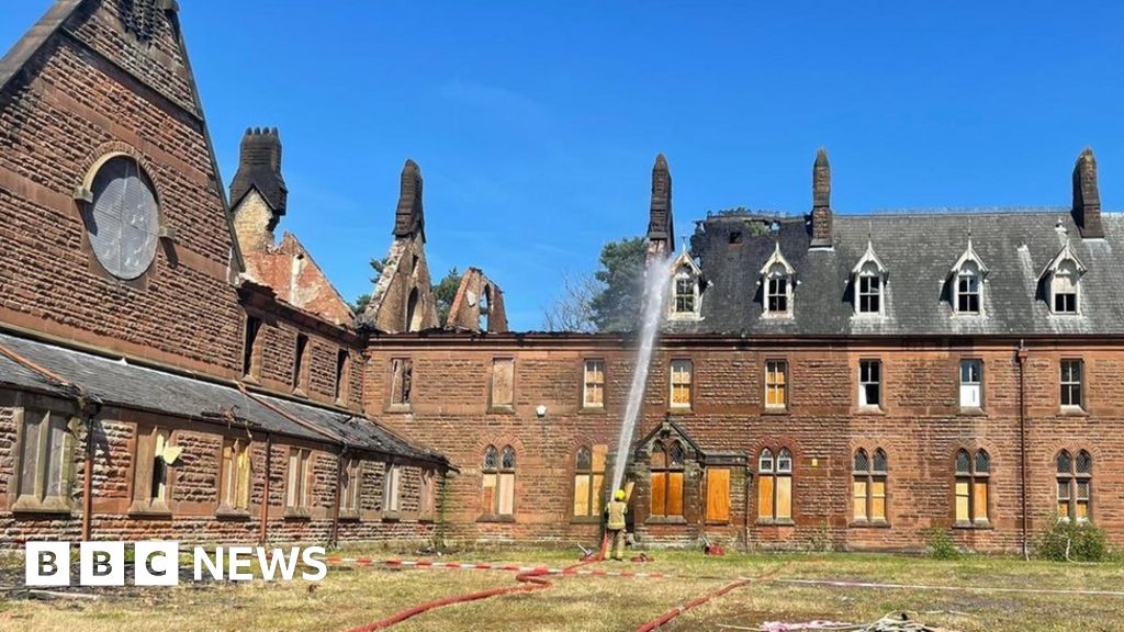 Scale of Dumfries convent blaze damage begins to emerge - BBC News