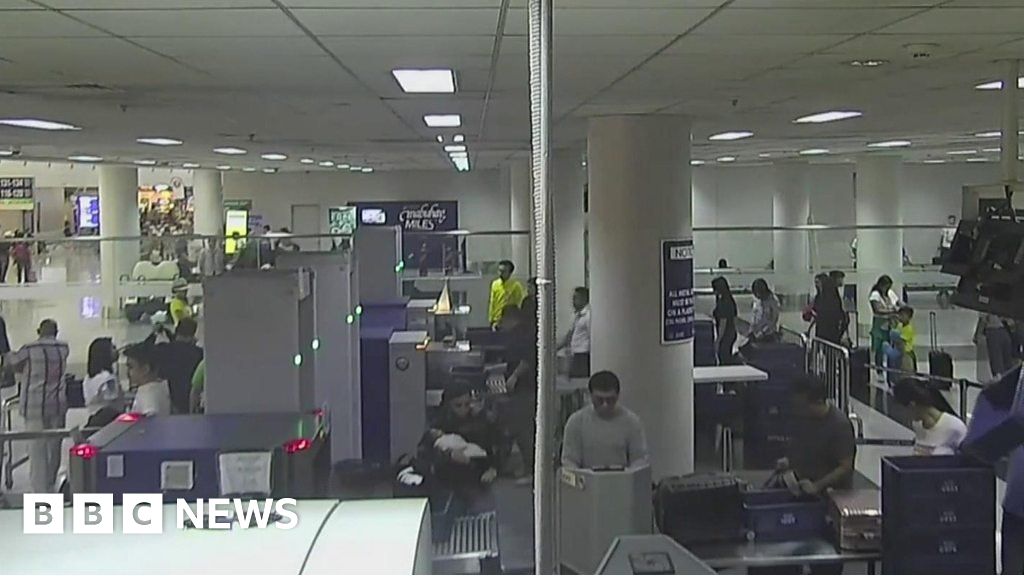 CCTV footage show 'baby smuggler' at airport