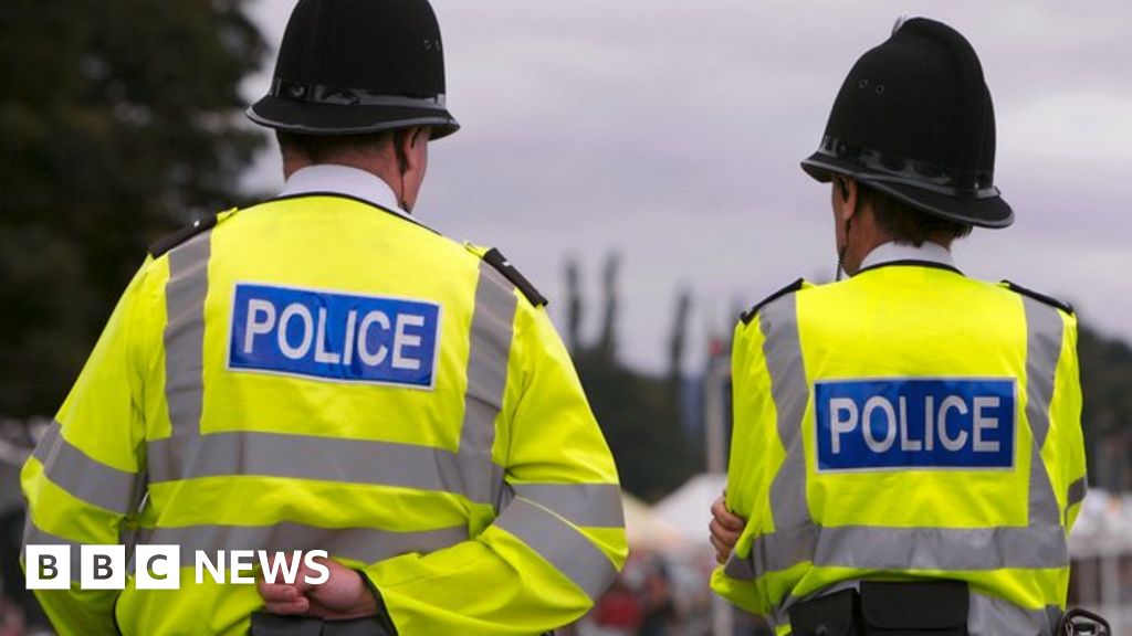 Police officers praised for saving girl on bridge above M40 - BBC News