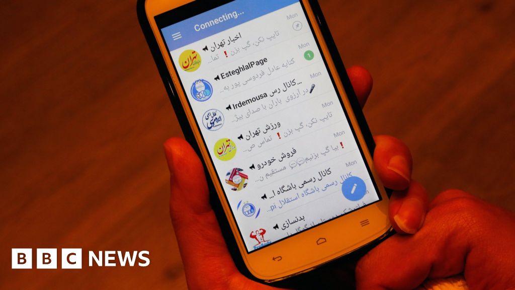 Iran protests: Telegram under fire as Tehran clamps down - BBC News