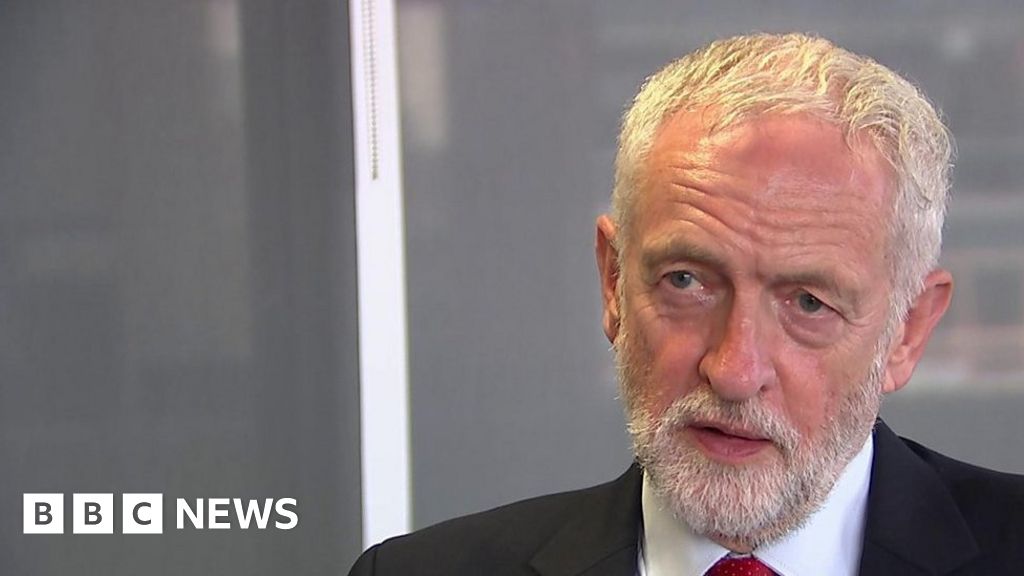 Jeremy Corbyn on Boris Johnson winning Tory leadership - BBC News