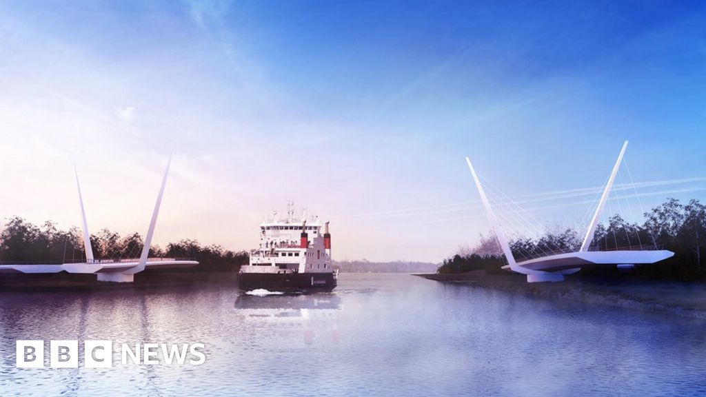 Clyde to get its first opening road bridge - BBC News