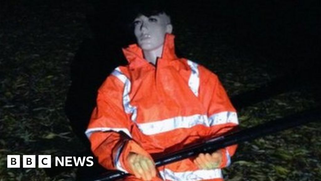 Mount Farm Lake mannequin removed over mistaken identity concerns - BBC ...