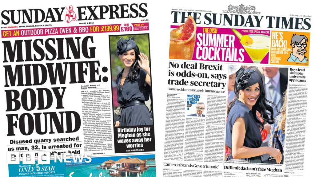 Newspaper headlines: 'Body found' and no deal Brexit 'odds on'