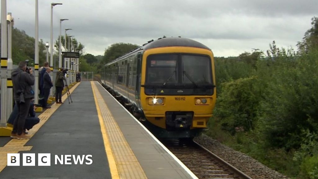 Portway Park and Ride train station opens in Bristol - BBC News