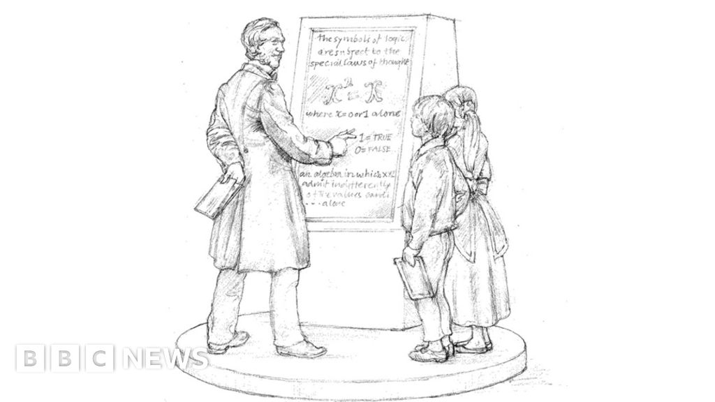 George Boole: Bronze statue to honour Victorian coder - BBC News