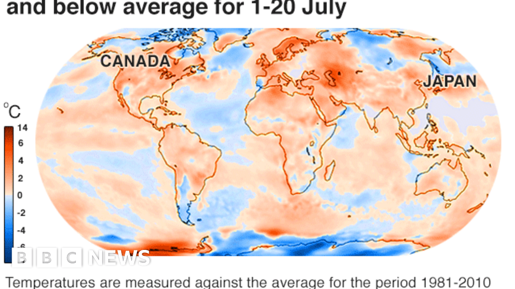 Reality Check: Mapping the global heatwave - BBC News