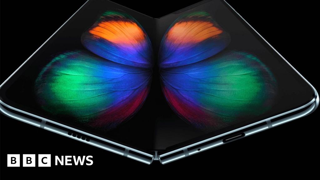 Samsung reveals Galaxy Fold and S10 5G - BBC News