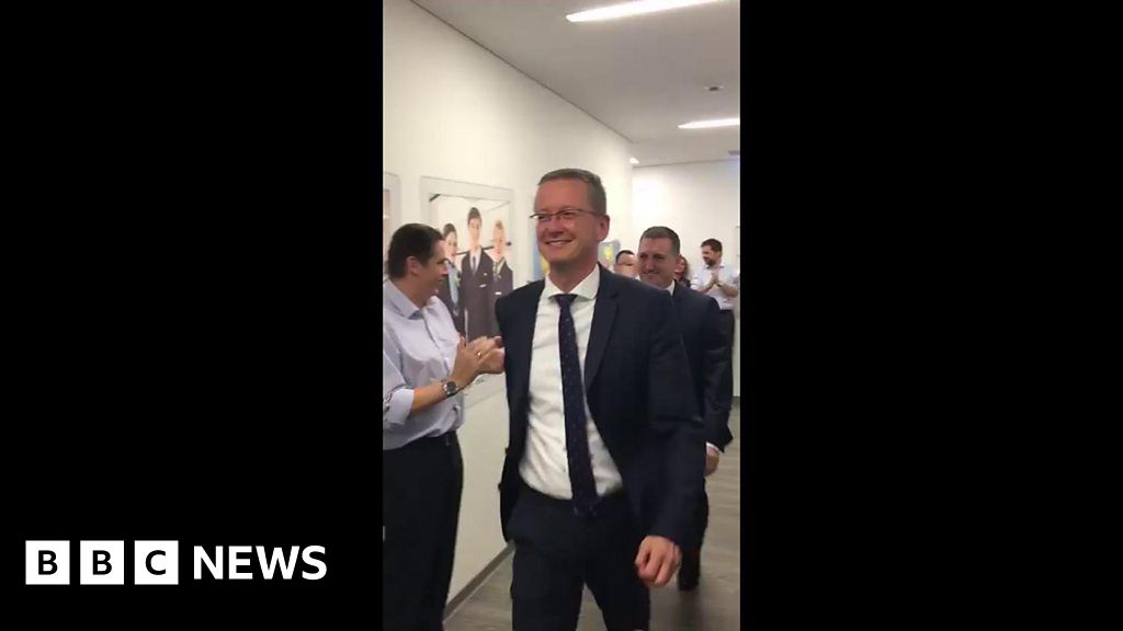 Thomas Cook boss apologises over bailout video - BBC News