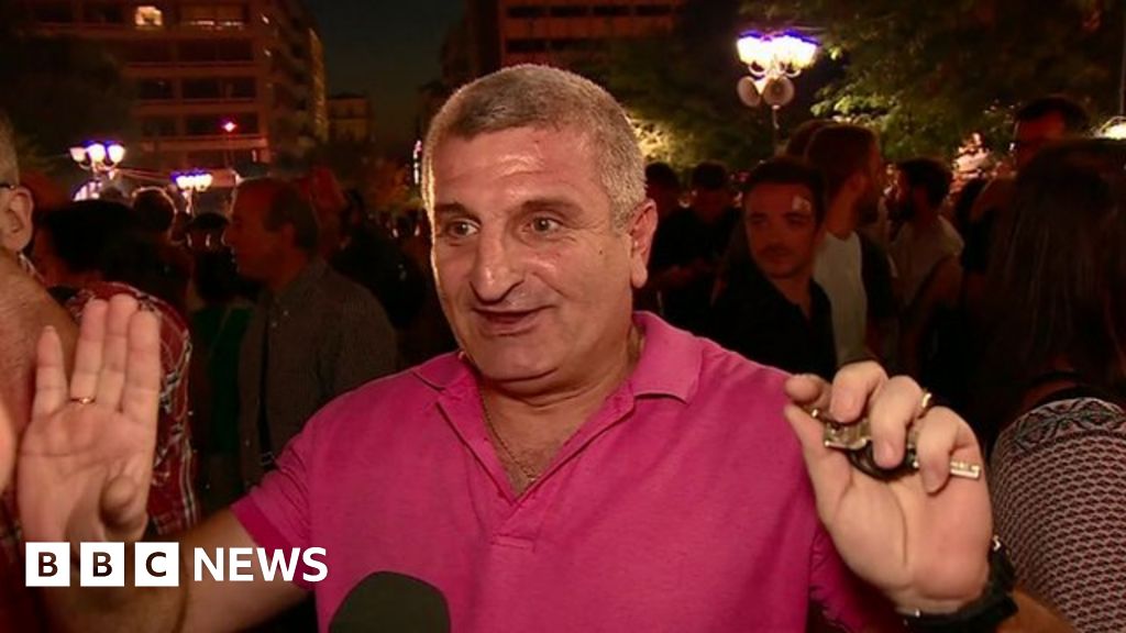 Greeks react: 'There's no money, but we'll be OK' - BBC News