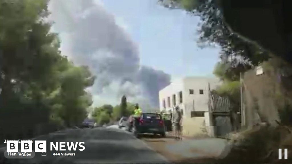 Spain fire: At least 1,000 evacuated after forest fire near Benidorm ...