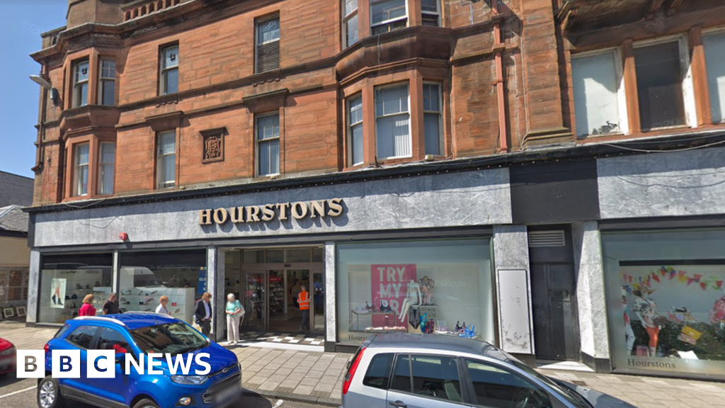 Ayr store Hourstons to close after 100 years with 81 job losses - BBC News