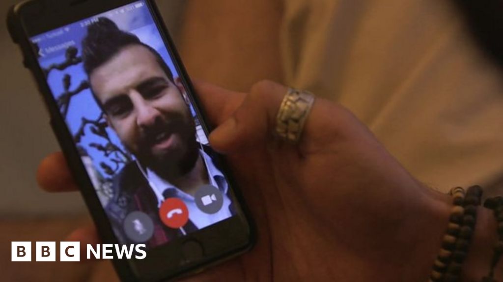 Gay couple from Syria dream of reuniting again - BBC News