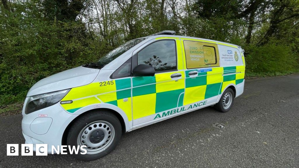 Secamb: Electric vehicles unveiled by ambulance service - BBC News