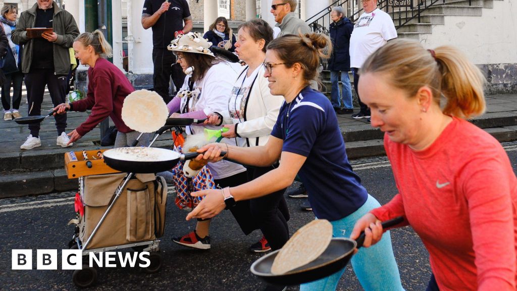 Pancake Day 2025: Races take place across the south of England