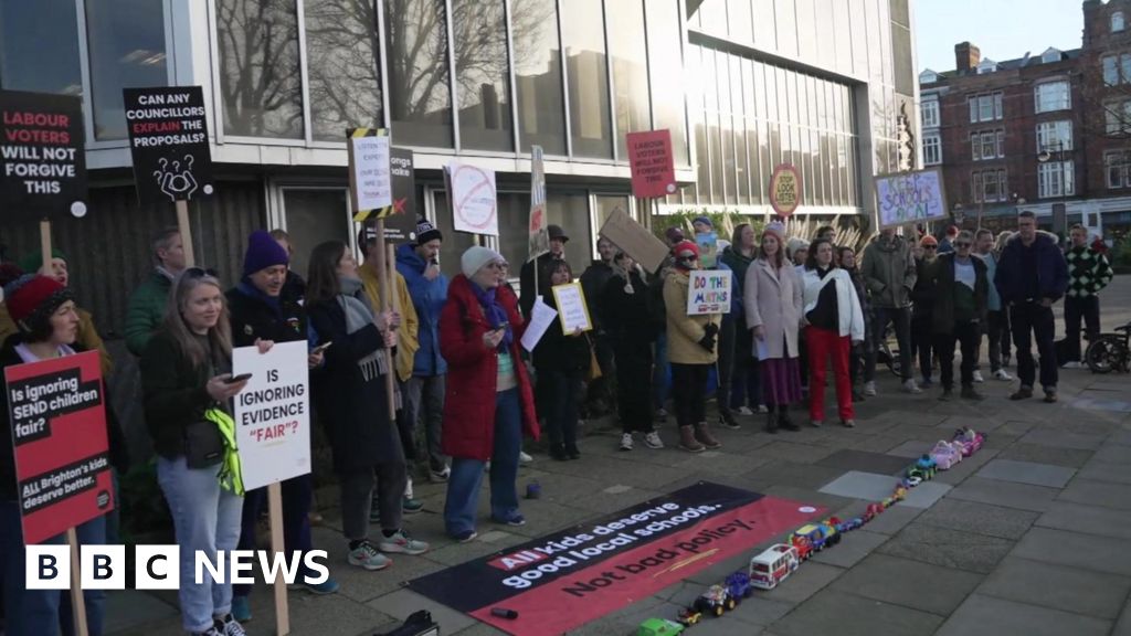 Brighton and Hove: Parents protest at proposed school changes