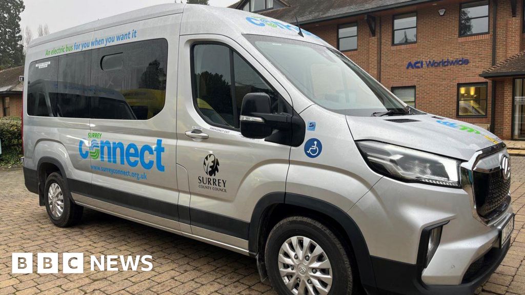 Surrey: On demand bus service to be expanded across county - BBC News