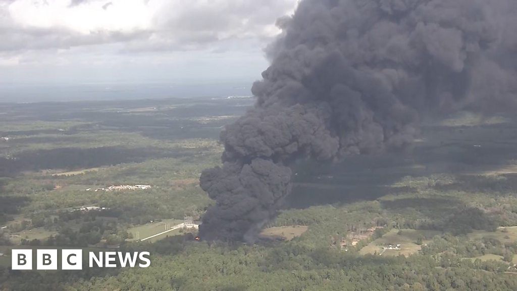 Explosion at Texas chemical factory causes massive fire