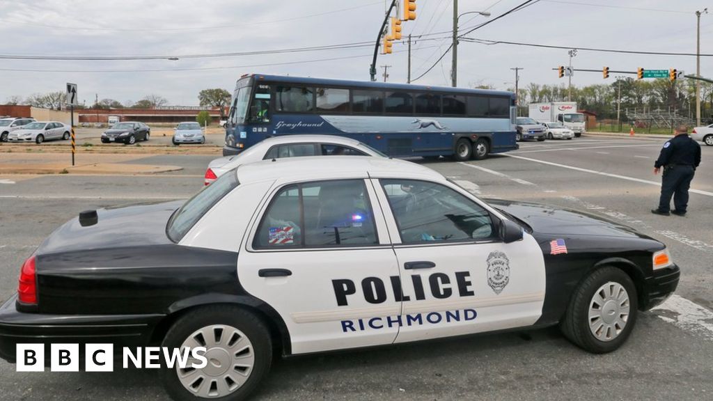 Greyhound shooting: Police officer killed at Virginia bus station - BBC ...