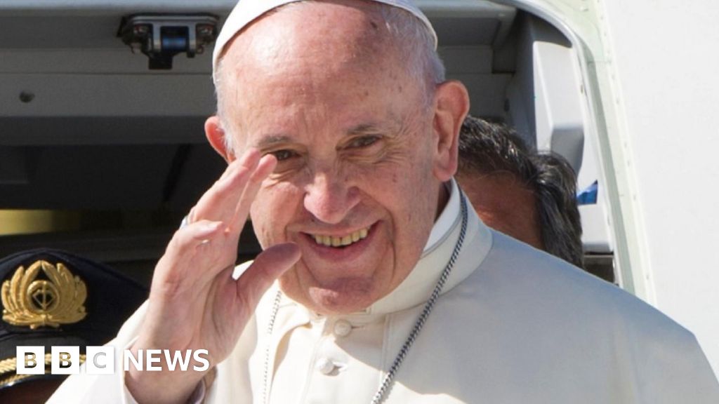 Pope visits Colombia seeking to heal divides - BBC News