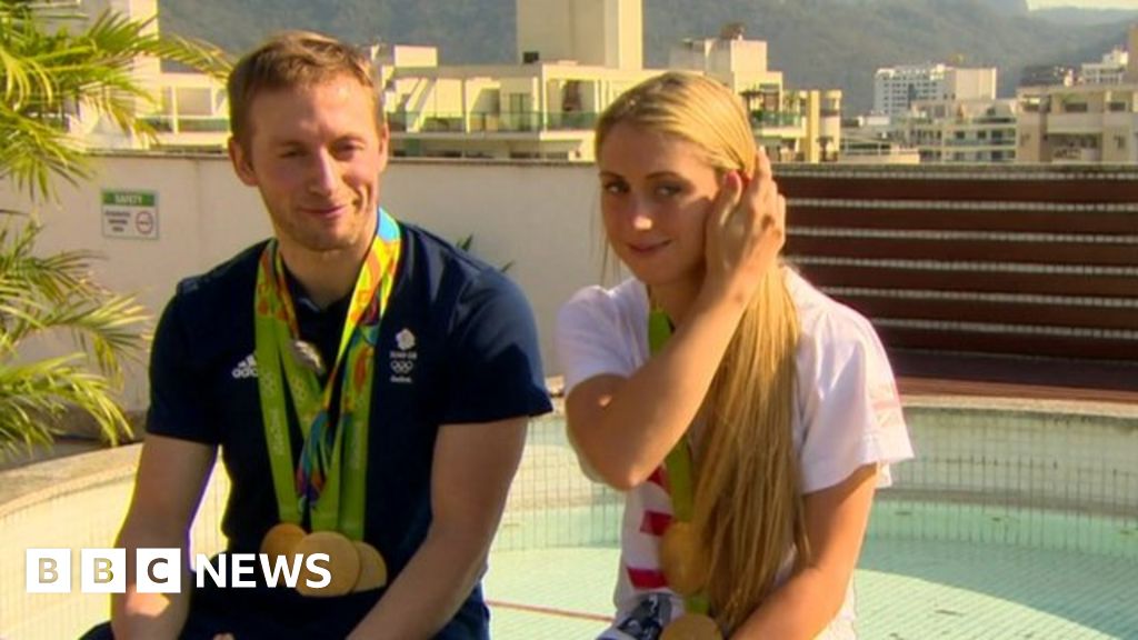 Cycling's Posh and Becks: Golden couple 'just Laura and Jason' - BBC News