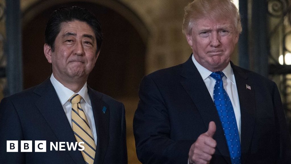 Japan PM Shinzo Abe's diplomatic hole in one with Trump - BBC News