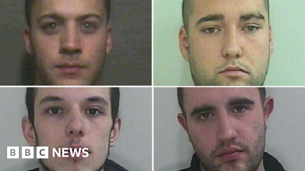 Skull mask robbers jailed over Longridge home raid - BBC News