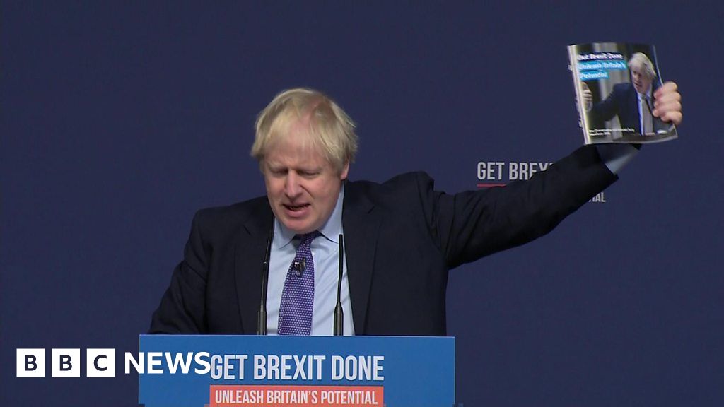 Election 2019: Boris Johnson launches Tory manifesto