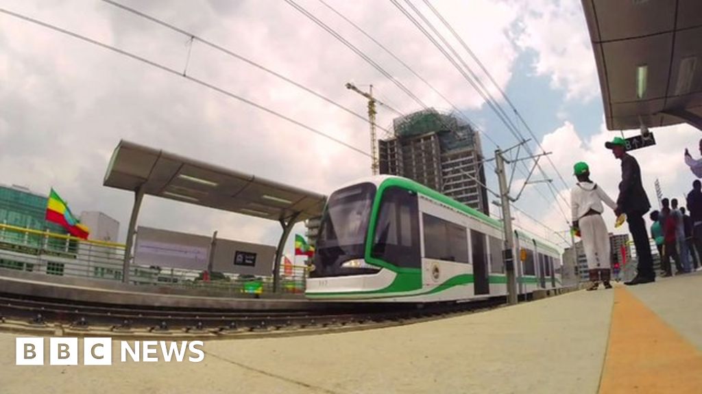 Addis Ababa's modern light railway is big infrastructure boost - BBC News