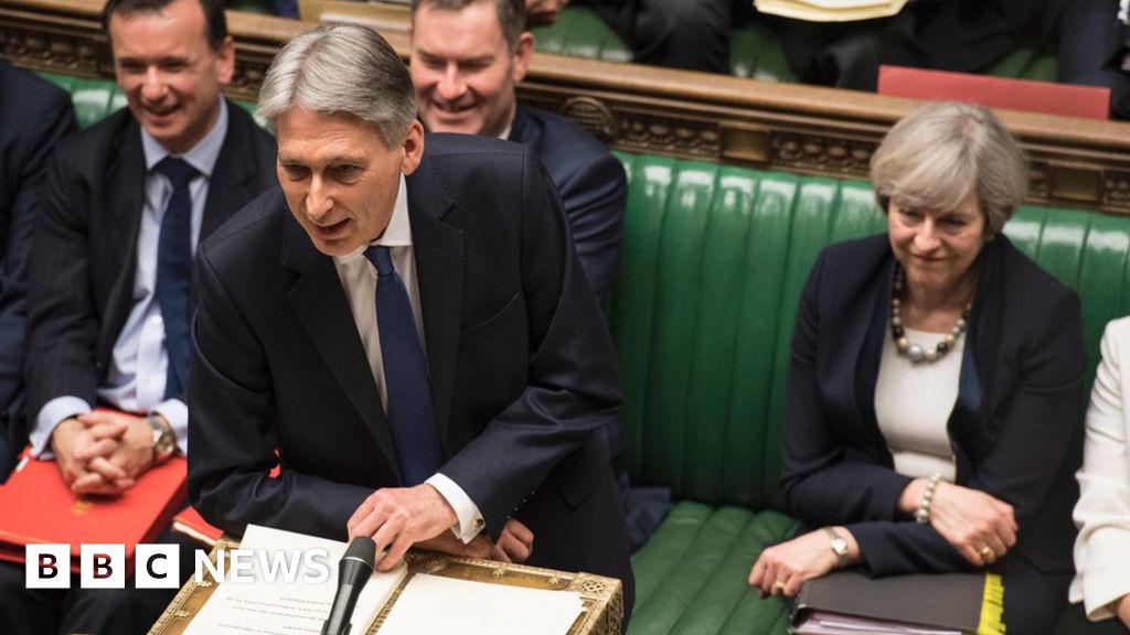 Chancellor turns comic - but not everyone is laughing - BBC News