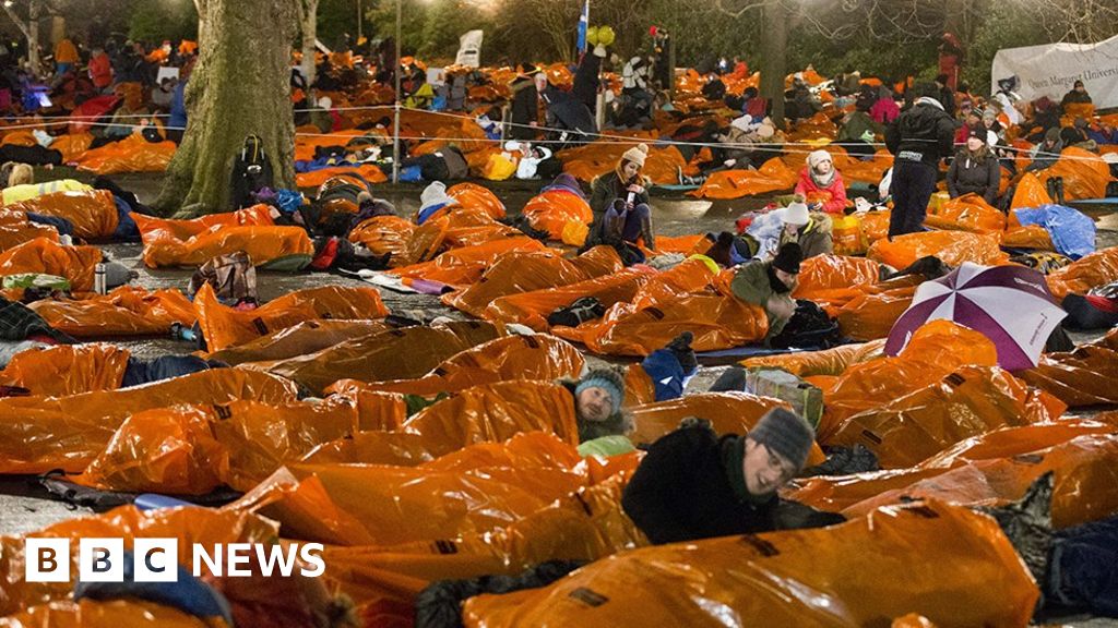 Thousands to take part in global sleep out event - BBC News
