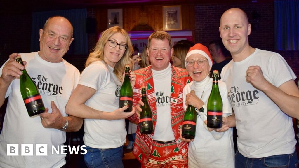 Bethersden villagers save pub after share offer success - BBC News