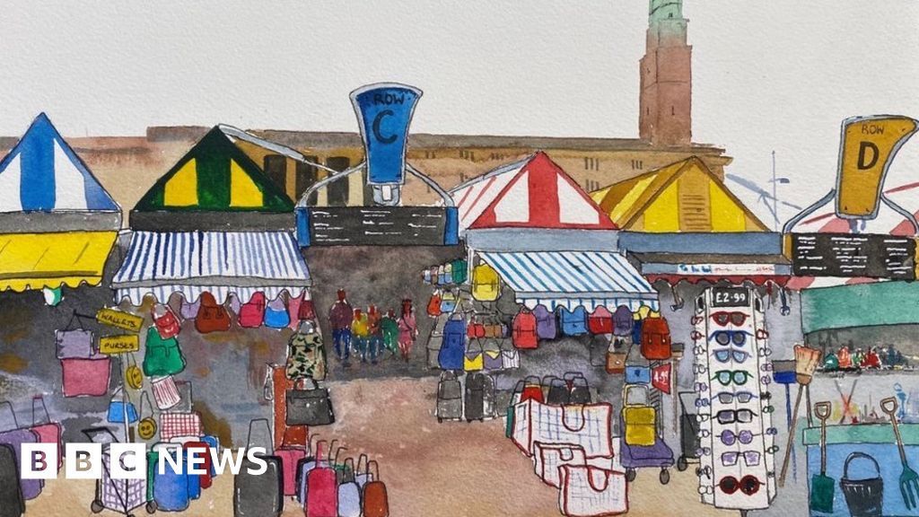 Facebook: Norwich painting-a-day artist 'overwhelmed' by praise - BBC News